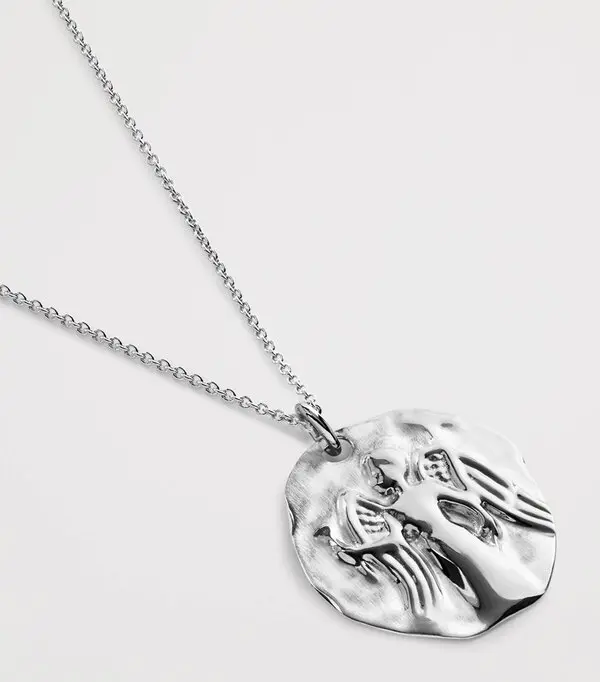 Monica Vinader Sterling Virgo Zodiac Pendant Necklace - Silver