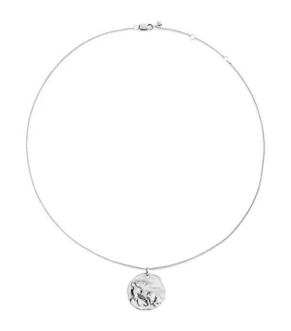 Monica Vinader Sterling Taurus Zodiac Pendant Necklace - Silver