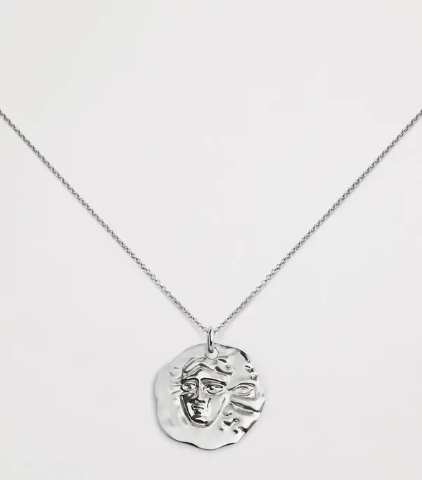 Monica Vinader Sterling Gemini Zodiac Pendant Necklace - Silver