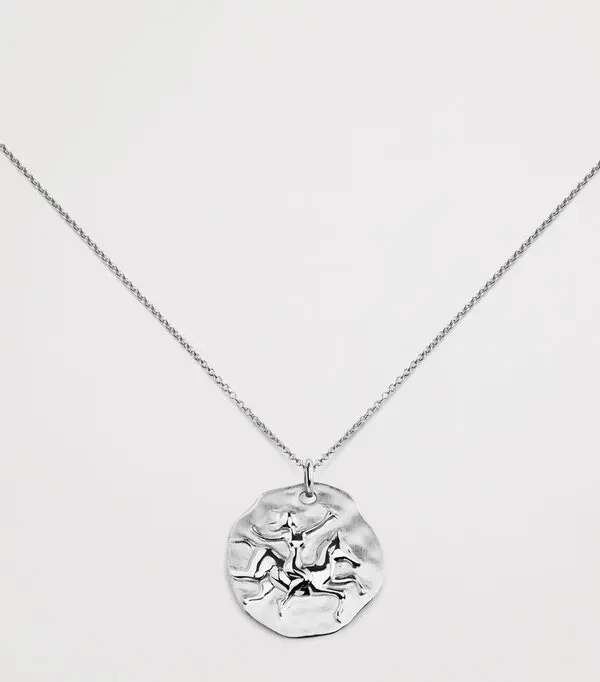 Monica Vinader Sterling Sagittarius Zodiac Pendant Necklace - Silver