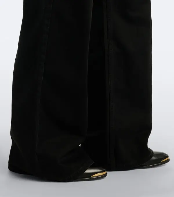 Isabel Marant Étoile Lemony Wide-leg Jeans - Black