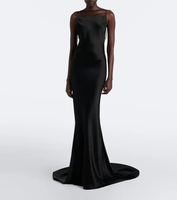 MAISON MARGIELA Satin Gown