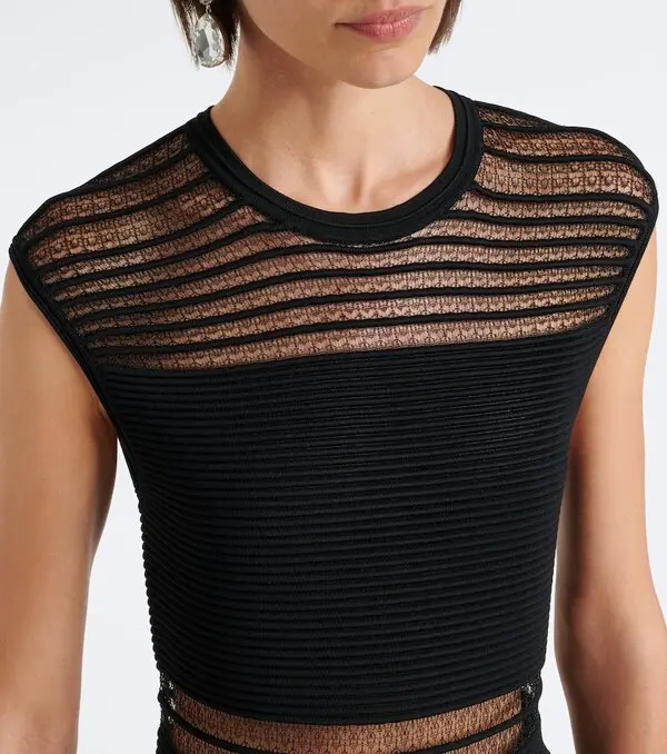 Simkhai Esri Knitted Mini Dress - Black