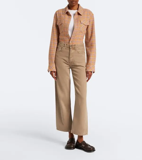 AGOLDE Ren Wide-leg Jeans In Trail