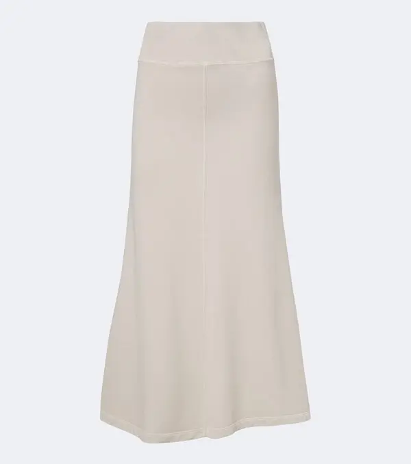 MARANT ETOILE Solkia Cotton Jersey Maxi Skirt - Beige
