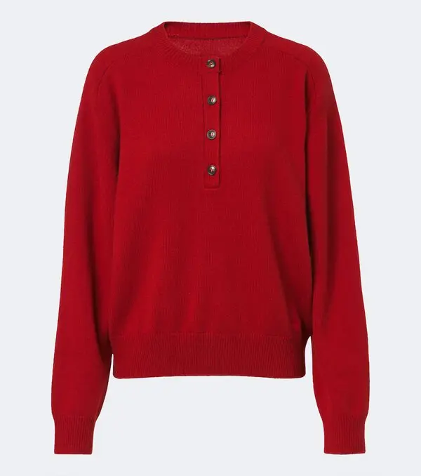 Loulou De Saison Oversized Cashmere Sweater - Red