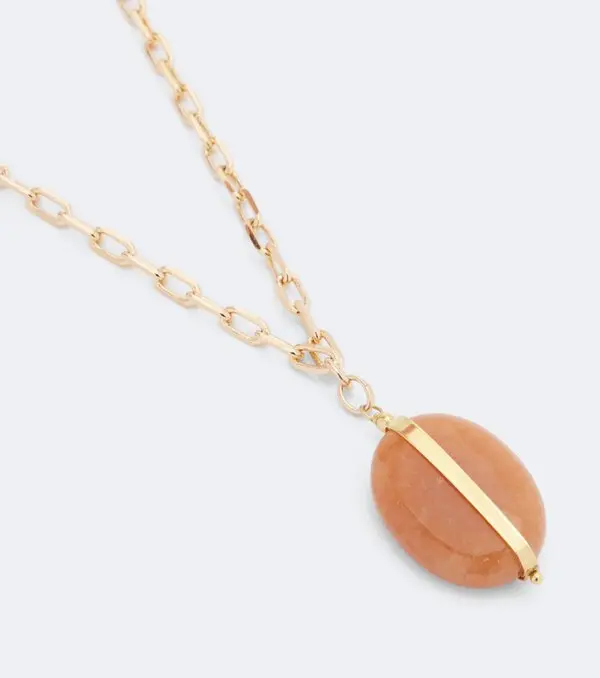 Isabel Marant Étoile Pendant Necklace With Natural Stone