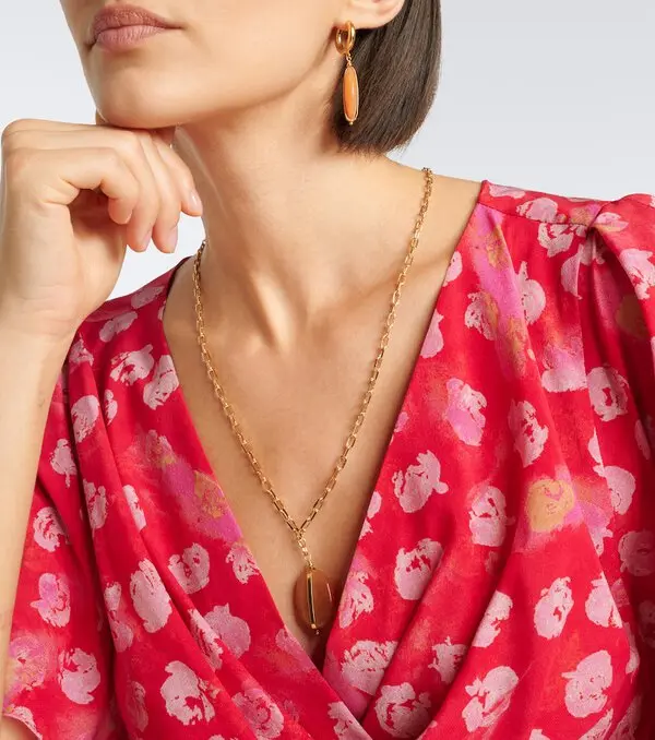 Isabel Marant Étoile Pendant Necklace With Natural Stone
