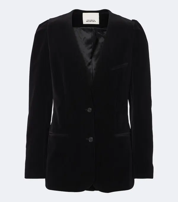 Isabel Marant Étoile Fereole Cotton Velvet Blazer