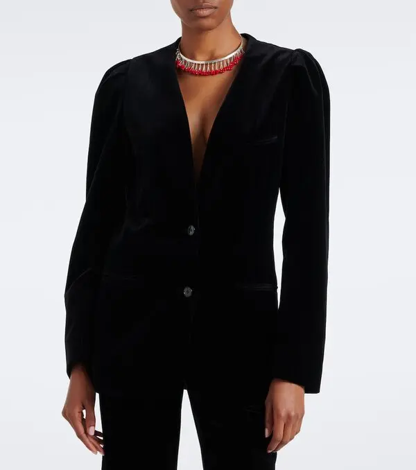 Isabel Marant Étoile Fereole Cotton Velvet Blazer
