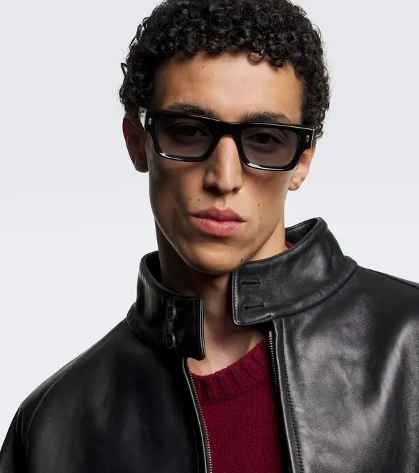 SATO Sira Rectangular Sunglasses - Black