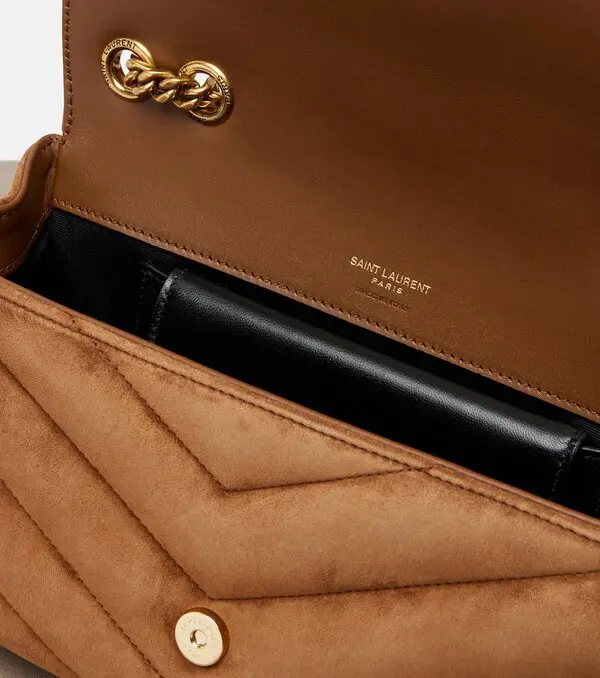 Saint Laurent Loulou Small Matelassé Shoulder Bag