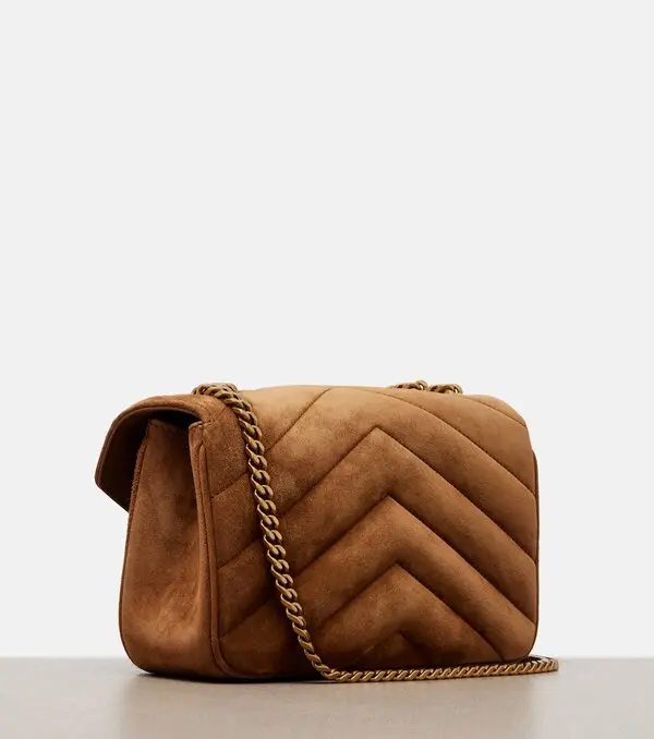 Saint Laurent Loulou Small Matelassé Shoulder Bag