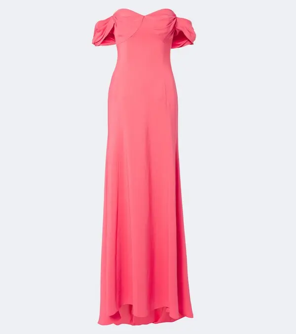 Oscar De La Renta Off-shoulder Gown - Pink