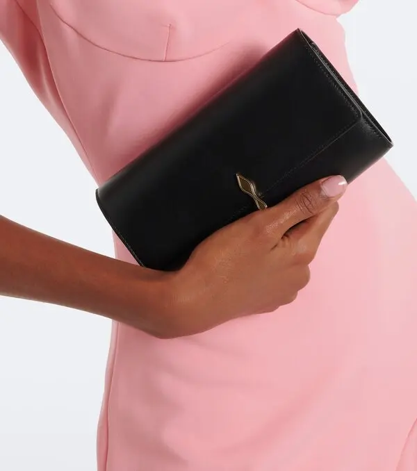 CHRISTIAN LOUBOUTIN Bettina Leather Wallet On Chain