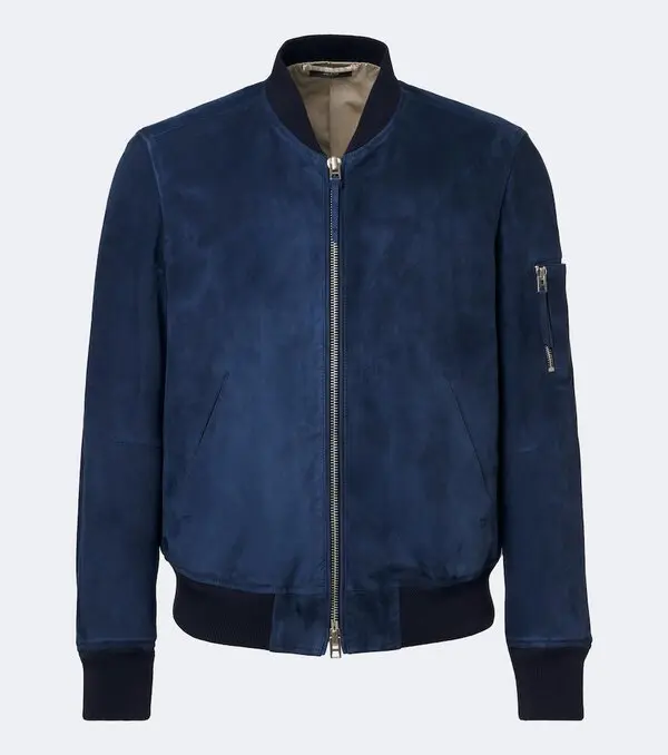 TOM FORD Suede Bomber Jacket