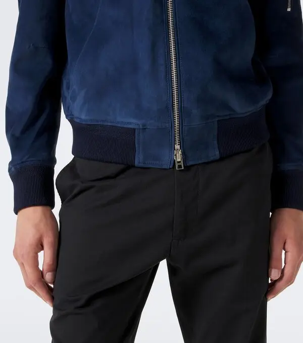 TOM FORD Suede Bomber Jacket