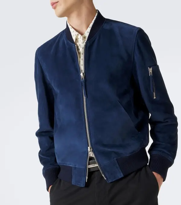 TOM FORD Suede Bomber Jacket