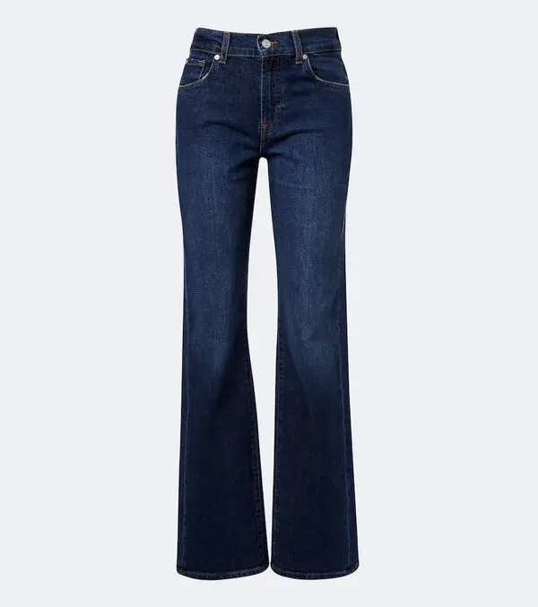 7 For All Mankind Tess Straight Jeans - Blue