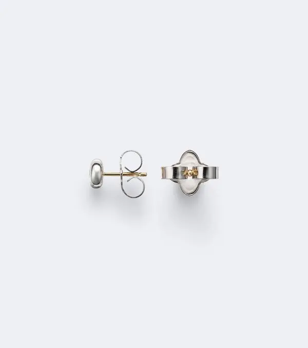 David Yurman Pave Sterling Diamond Earrings