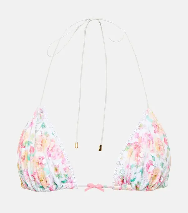 BANANHOT Flora Floral Bikini Top - Multicoloured