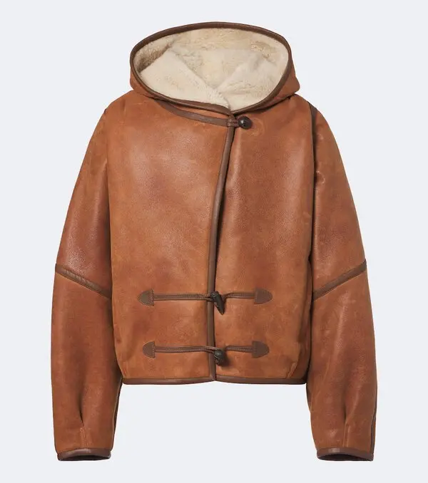 Isabel Marant Étoile Amiel Hooded Leather Jacket