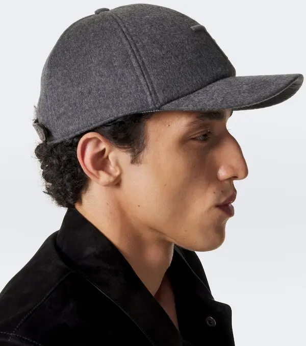 TOM FORD Logo Cashmere Baseball Cap