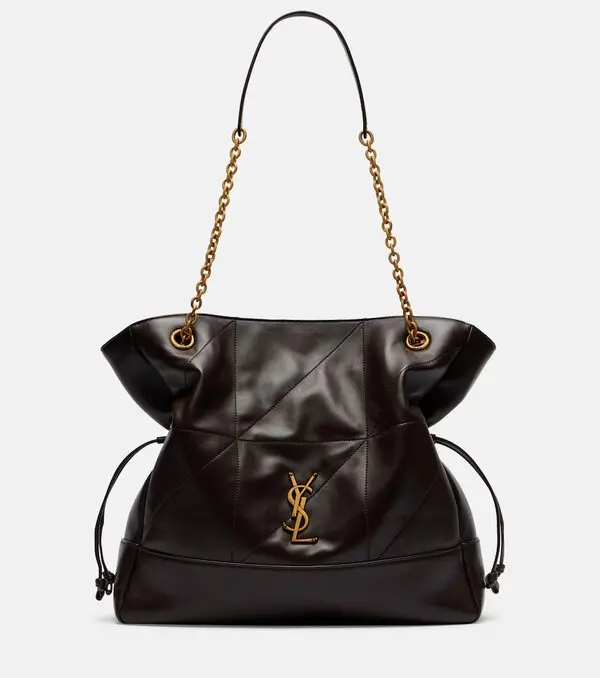 Saint Laurent Jamie Medium Leather Tote Bag - Brown