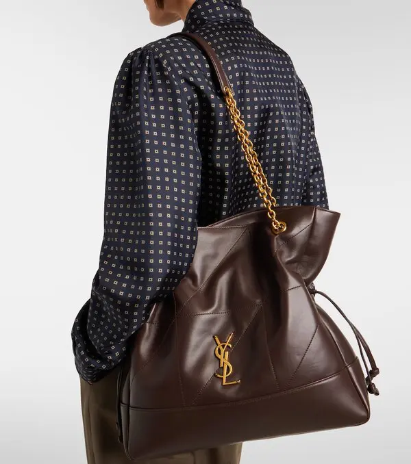 Saint Laurent Jamie Medium Leather Tote Bag