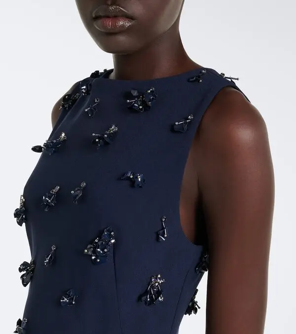 Simkhai Claudia Embellished Gown - Blue