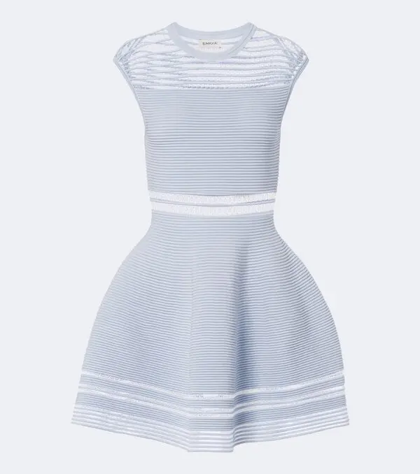 Simkhai Esri Knit Mini Dress - Blue