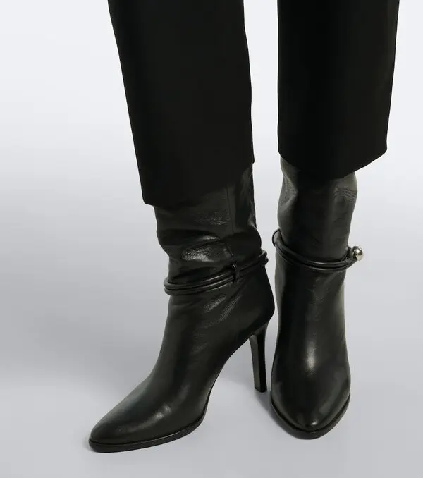 Isabel Marant Étoile Janice Pleated Wool Trousers