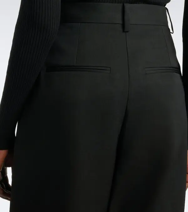 Isabel Marant Étoile Janice Pleated Wool Trousers