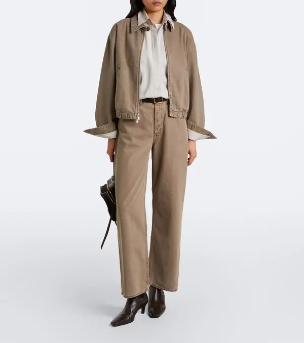 AGOLDE Low Slung Baggy Wide-leg Jeans In Trail