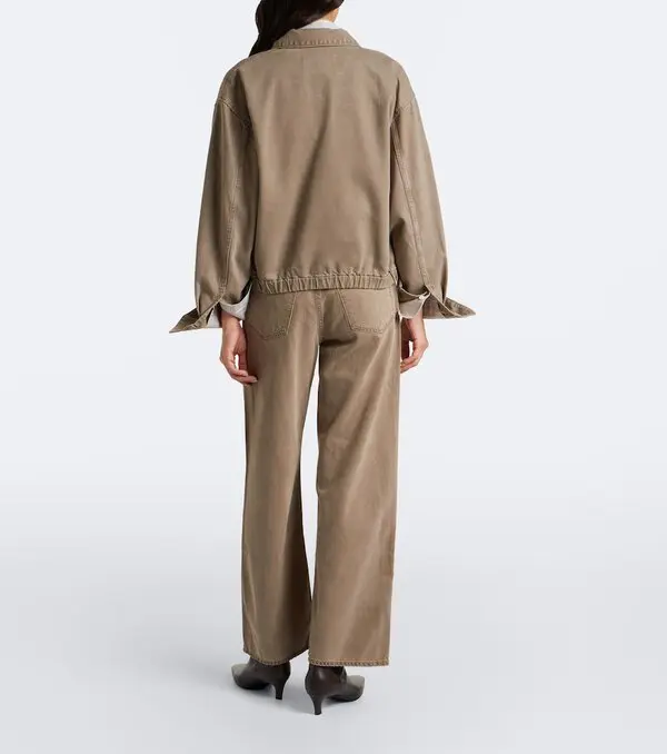 AGOLDE Low Slung Baggy Wide-leg Jeans In Trail