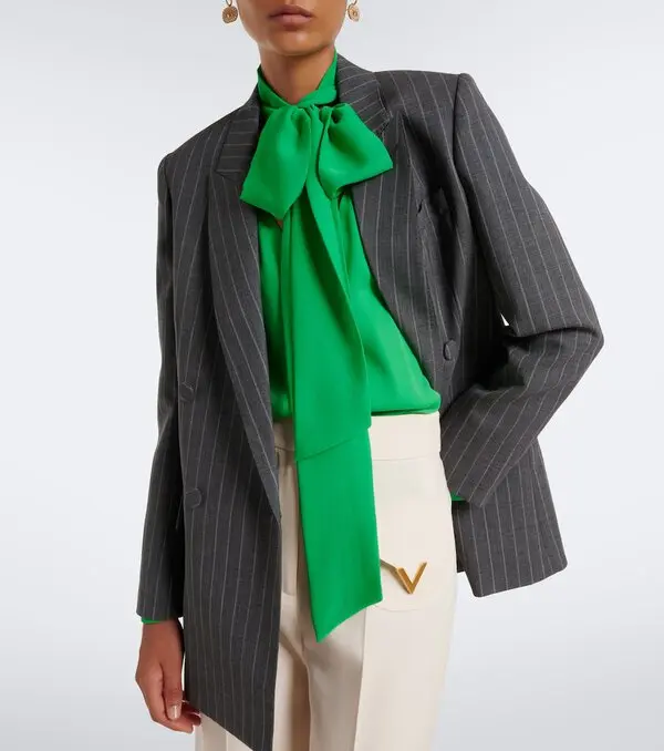 Valentino Garavani Virgin Wool Pinstripe Blazer