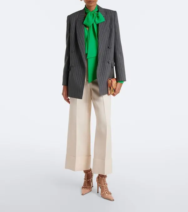 Valentino Garavani Virgin Wool Pinstripe Blazer