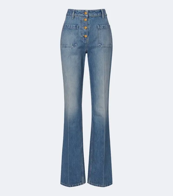 Valentino Garavani Straight Leg Jeans - Blue
