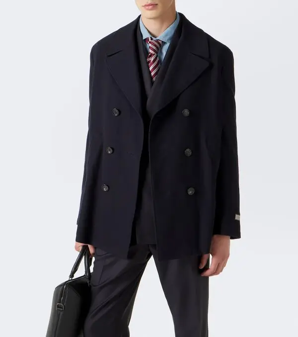 Canali Wool Peacoat