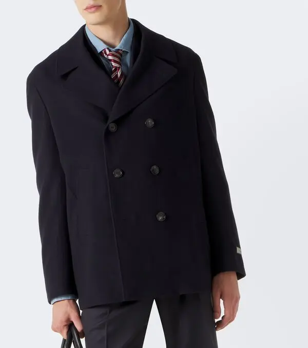 Canali Wool Peacoat