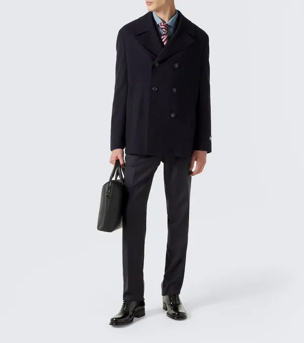 Canali Wool Peacoat