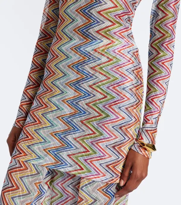Missoni Zigzag Knit Mini Dress