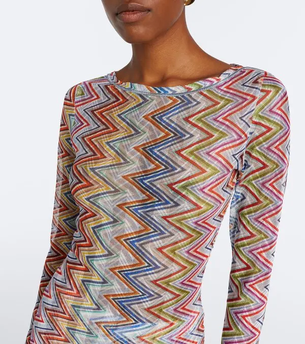 Missoni Zigzag Knit Mini Dress