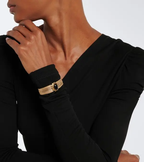 Isabel Marant Étoile Hanae Embellished Cuff Bracelet - Gold