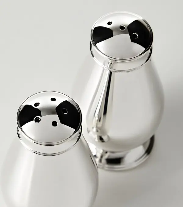 Christofle Albi -plated Salt And Pepper Shakers