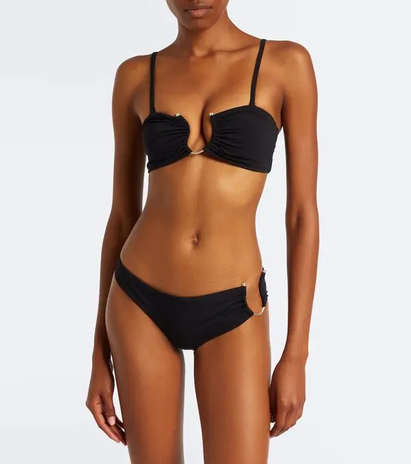 Christopher Esber Gathered Bikini Bottoms