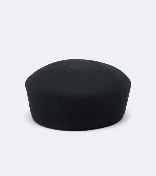 THE FRANKIE SHOP Noxley Wool Beret - Black