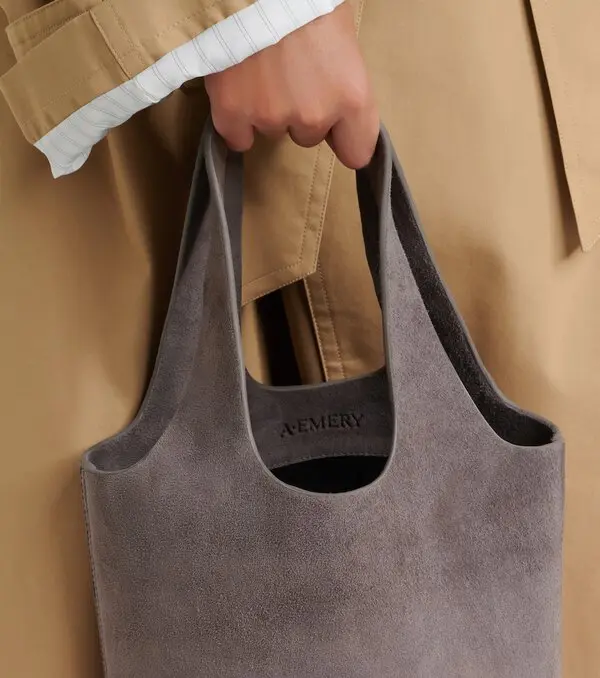 A.emery Wren Suede Bucket Bag - Grey