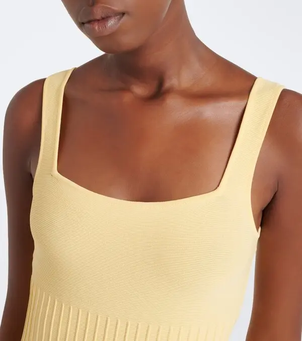 Staud Ellison Pleated Maxi Dress