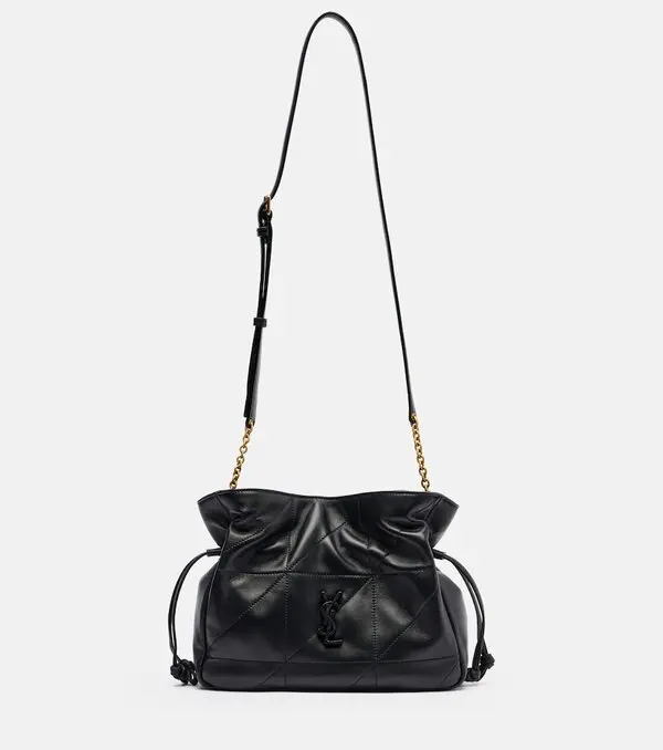 Saint Laurent Jamie Leather Shoulder Bag - Black